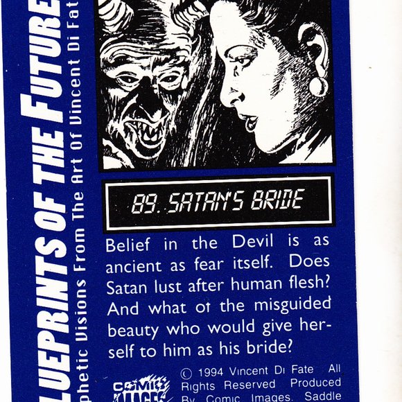 Fantasy | Toys | Satans Bride 89 Vincent D Fate 994 Fantasy Art Trading ...